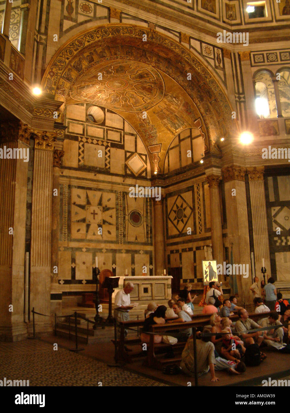 Baptistry interior florence hi-res stock photography and images - Alamy
