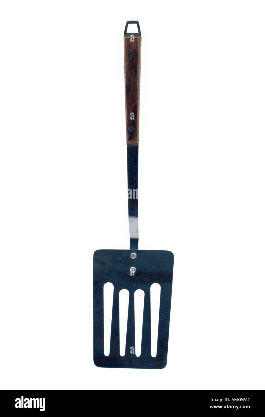 Kitchen spatula against white background Stock Photo - Alamy