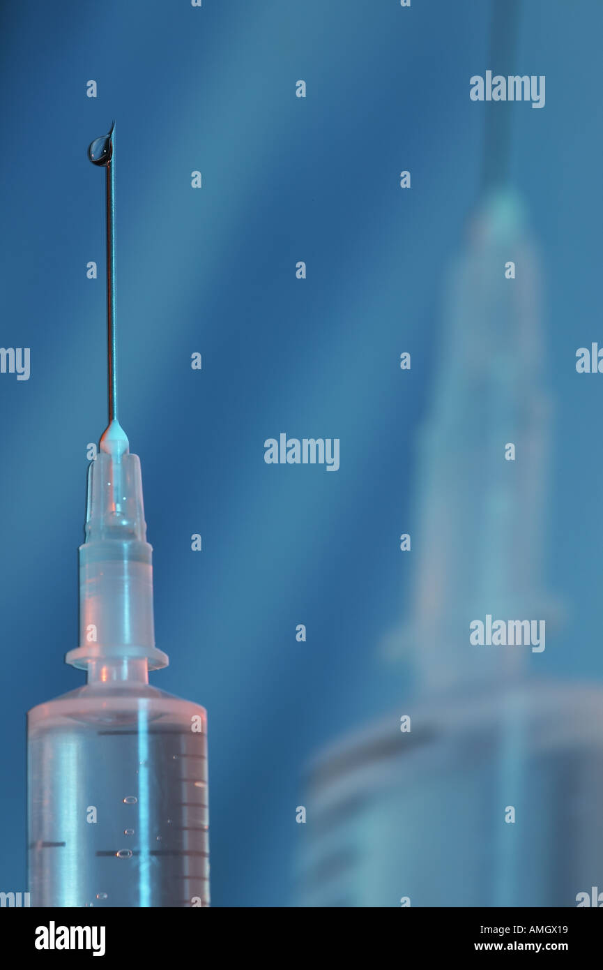 Medical treatment medicine indoor syringe injection drugs concept hi ...