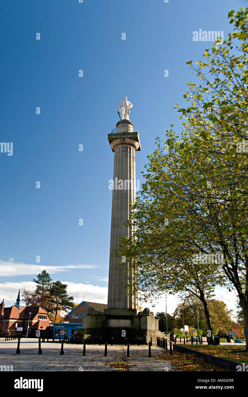 shrewsbury town and statues Lord Rowland Hill was born in Shropshire at ...