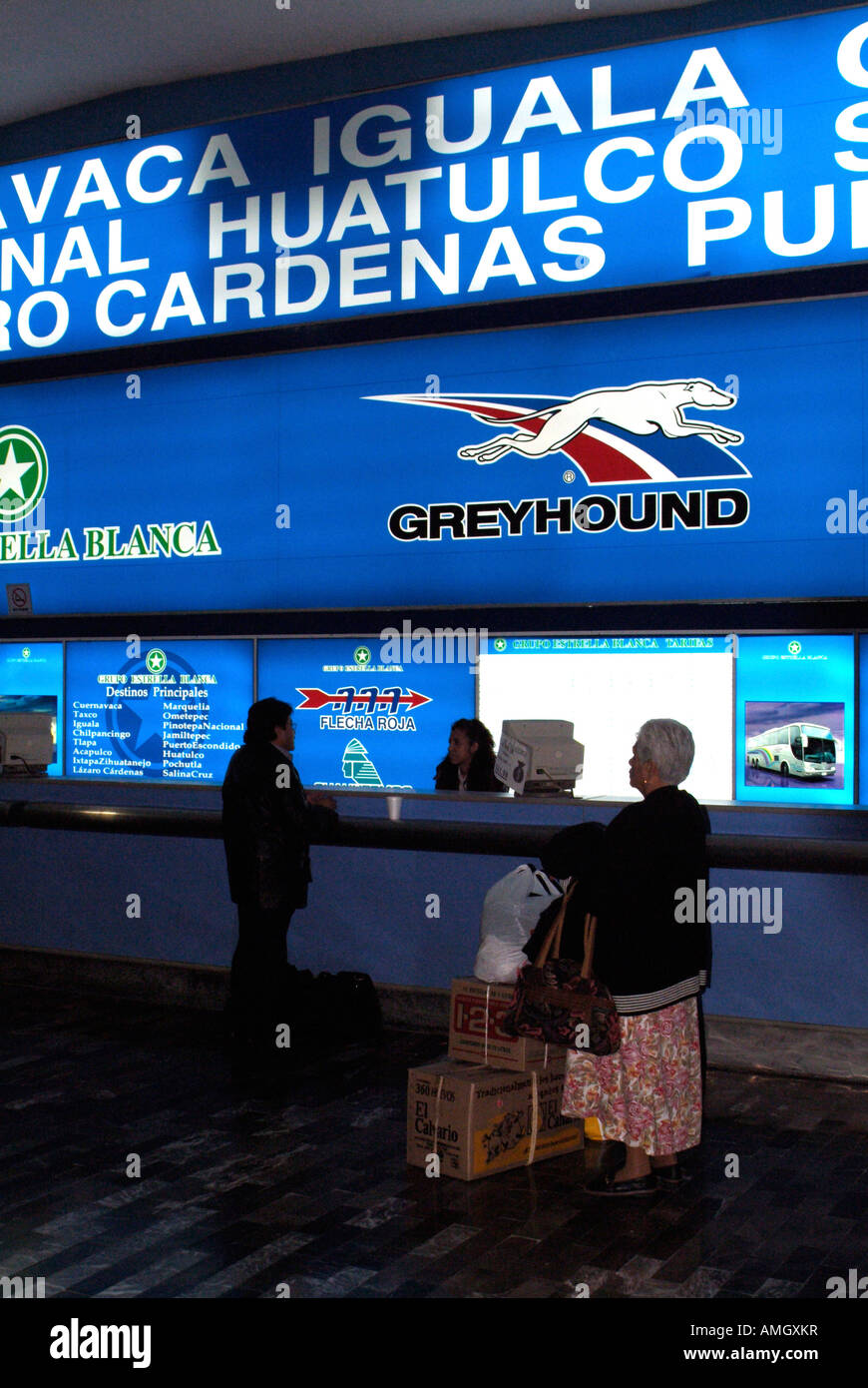 Mexico, Mexico City, Tacubaya Bus Station Stock Photo - Alamy