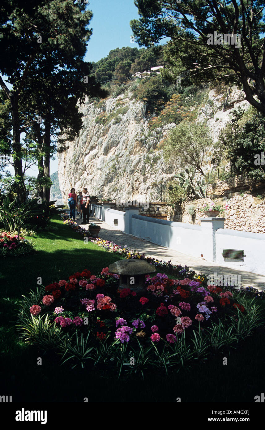 Gardens of Augustus, Capri, Italy Stock Photo - Alamy