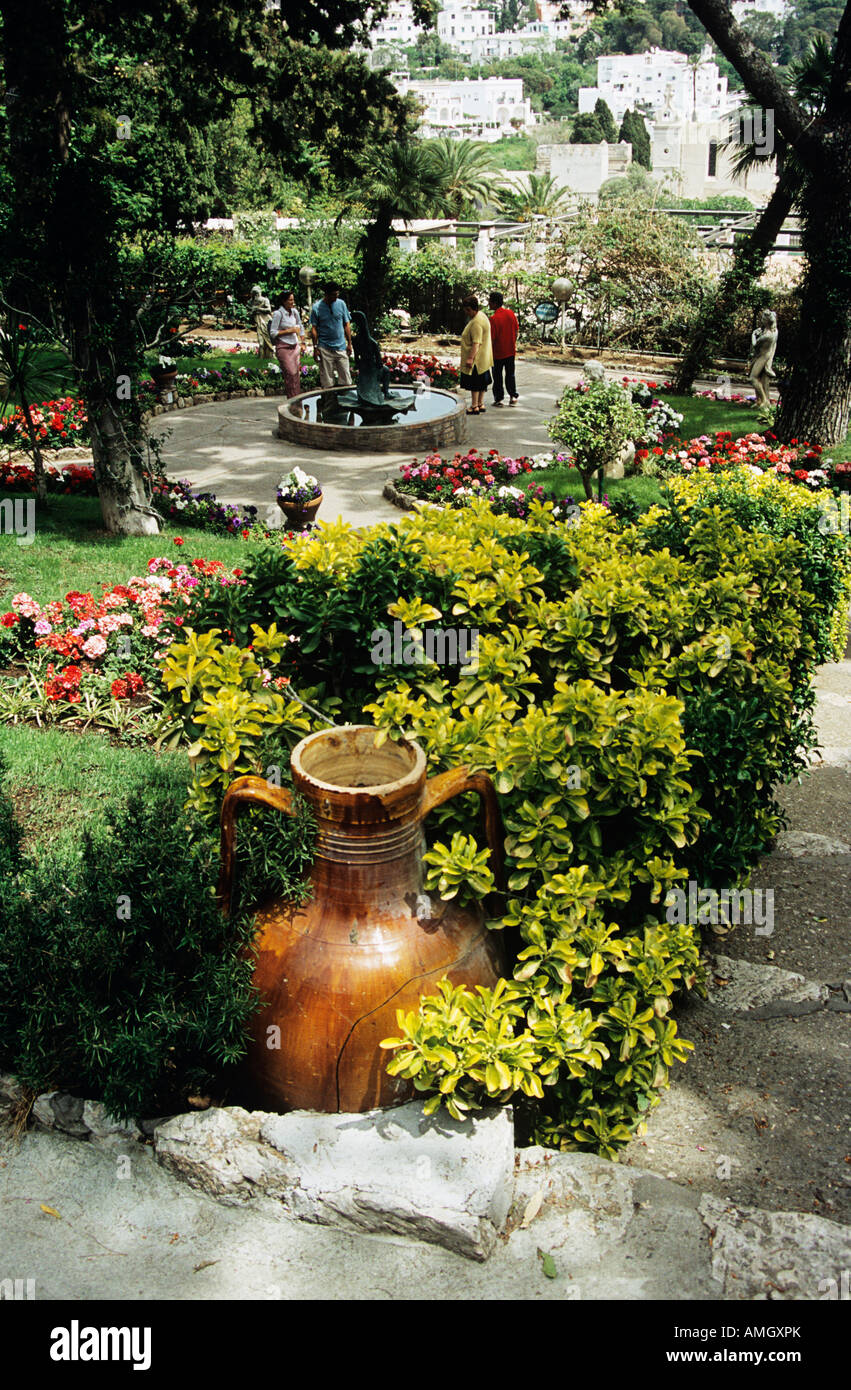 Gardens of Augustus, Capri, Italy Stock Photo - Alamy