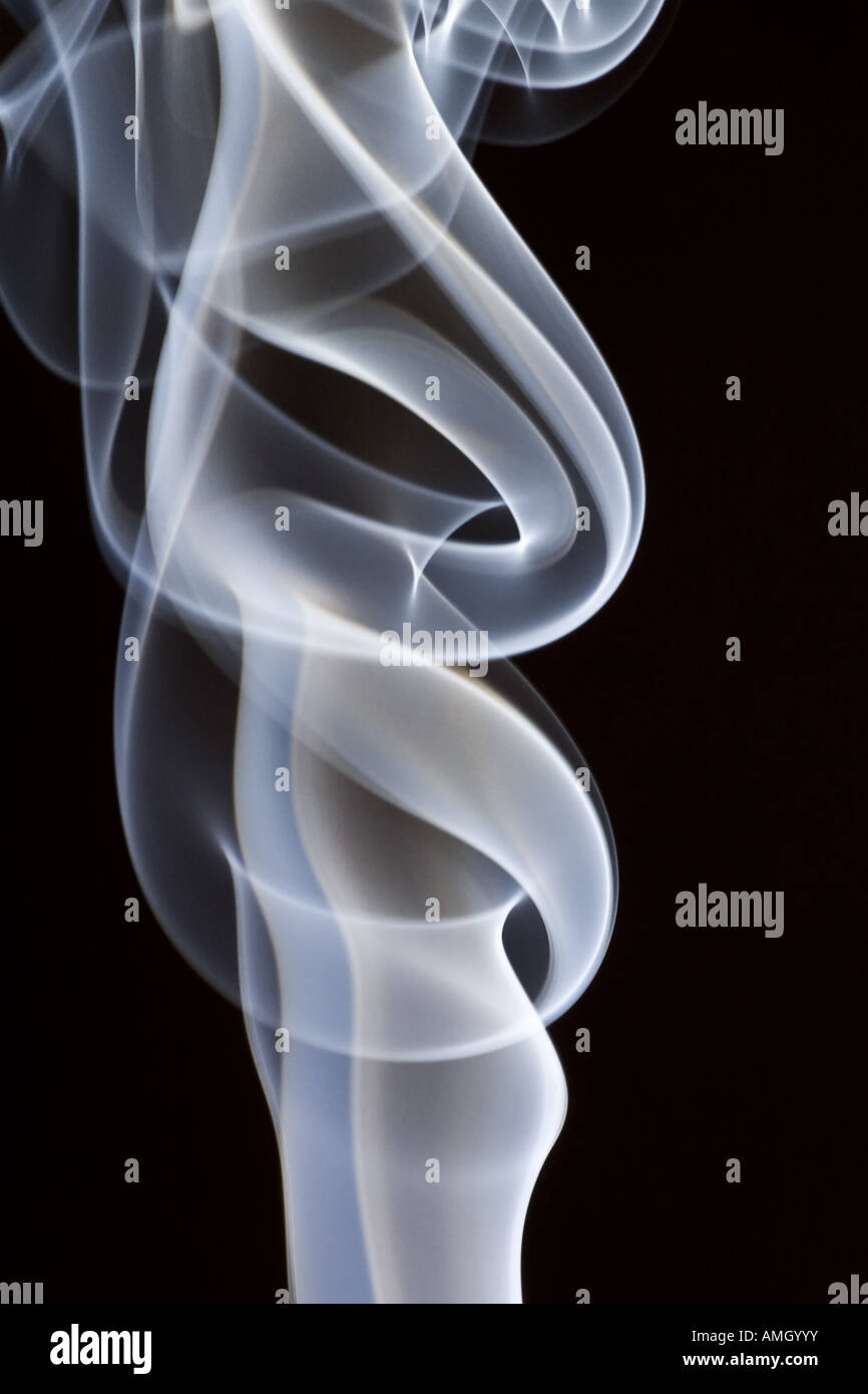 Joss Stick, Art of Smoke, smoke art trail, artistic smoke, black and ...