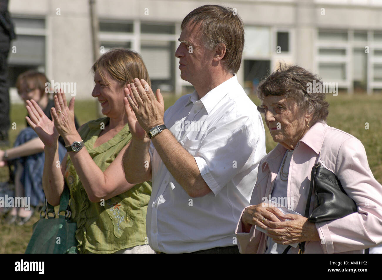 MP Andrew Smith with his mother at the opening of an event in Oxford ...
