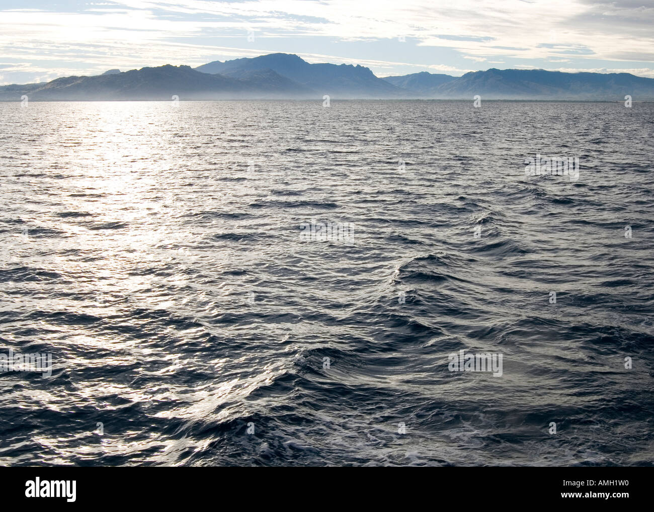Looking back on mainland Fiji from Malamala island Stock Photo - Alamy