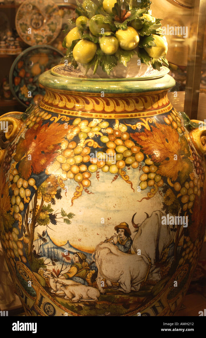 Pottery tuscan vase colour decorative hi-res stock photography and ...