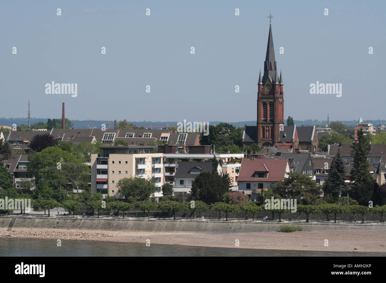 Bonn and the river Rhine Stock Photo - Alamy