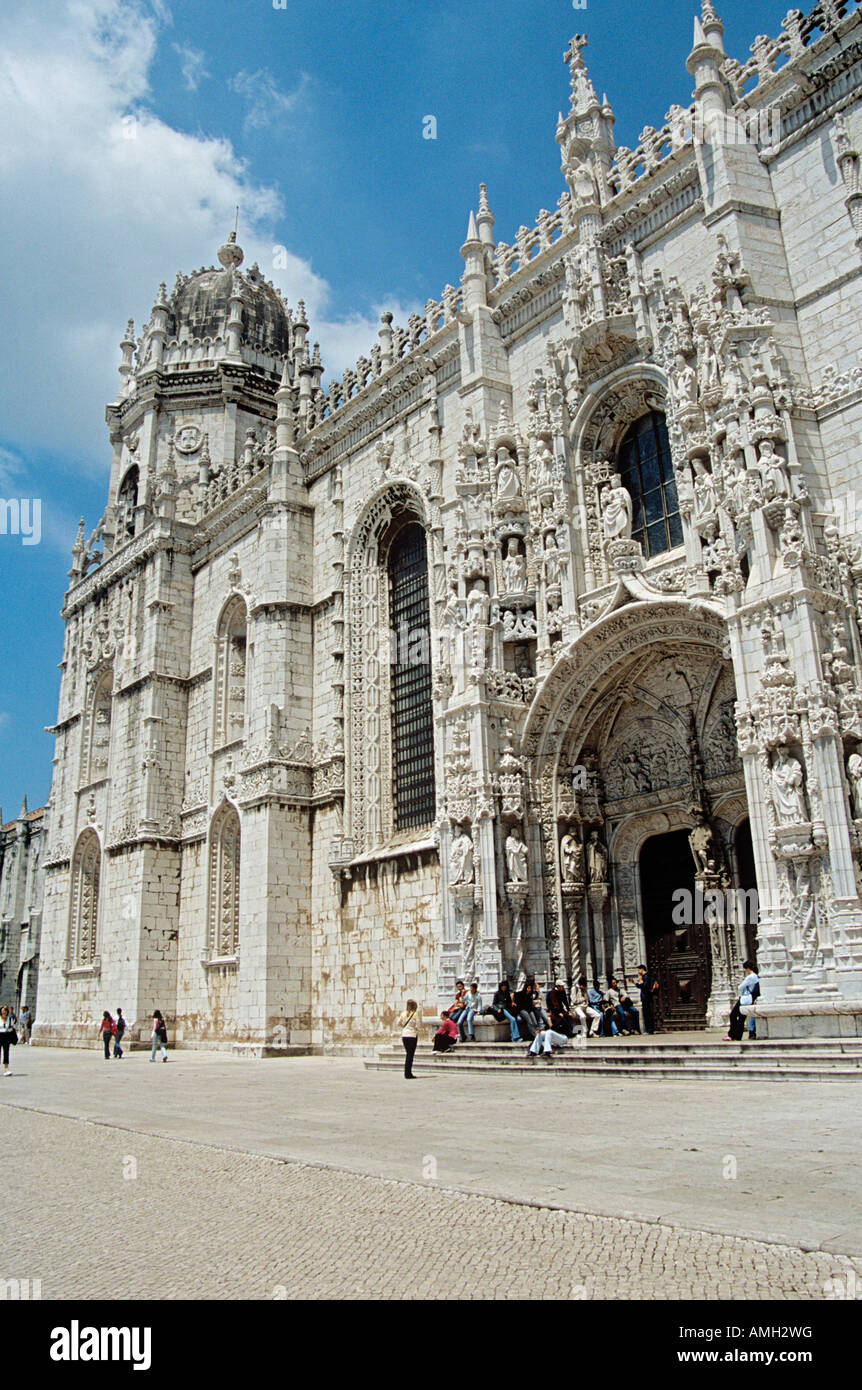 Jeronimos Monastery, also known as Hieronymites Monastery, Belem ...