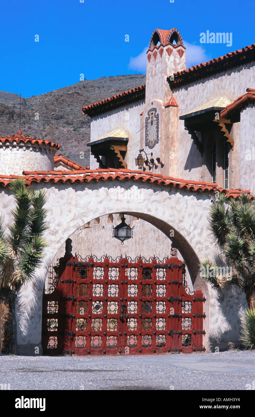 Scotty's Castle Death Valley National Park CA USA Stock Photo - Alamy
