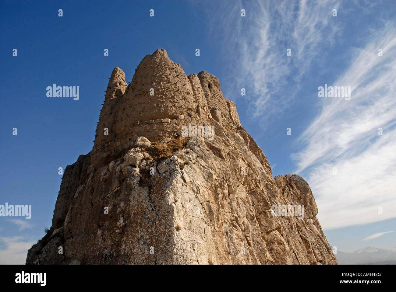 The fortress of Van or Van Citadel a stone fortification built by ...