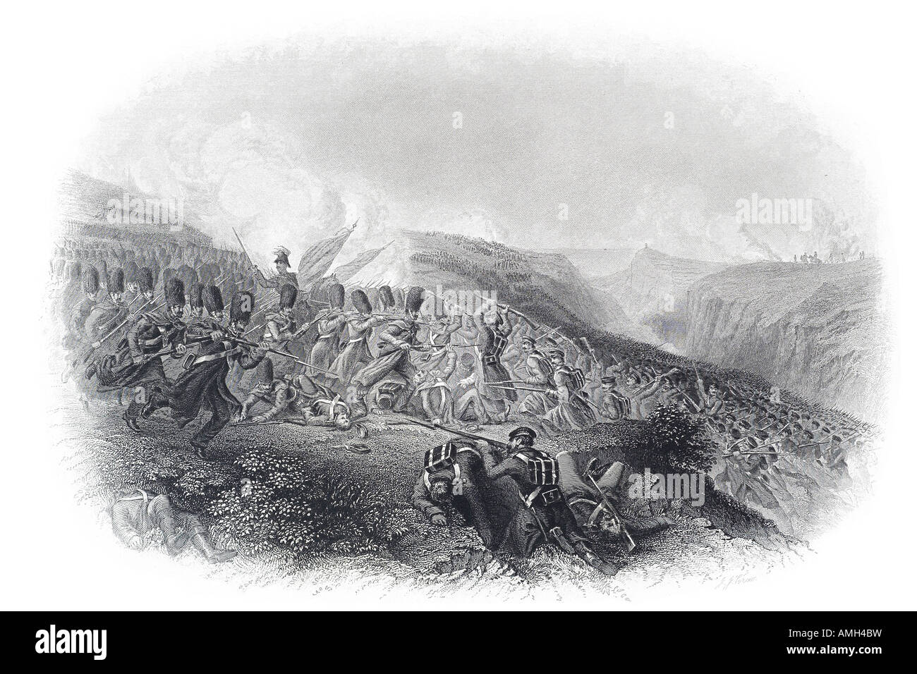 Battle Inkermann 1854 Charge Guard Crimean War British French victory ...
