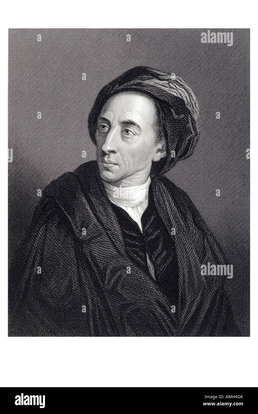 Alexander Pope 1688 1744 English poet eighteenth satirical verse ...