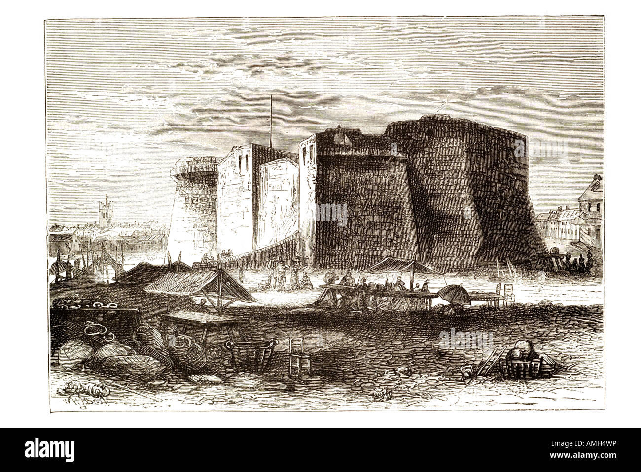 Athlone Castle Lough Ree, Republic Ireland. Co Westmeath ford ...