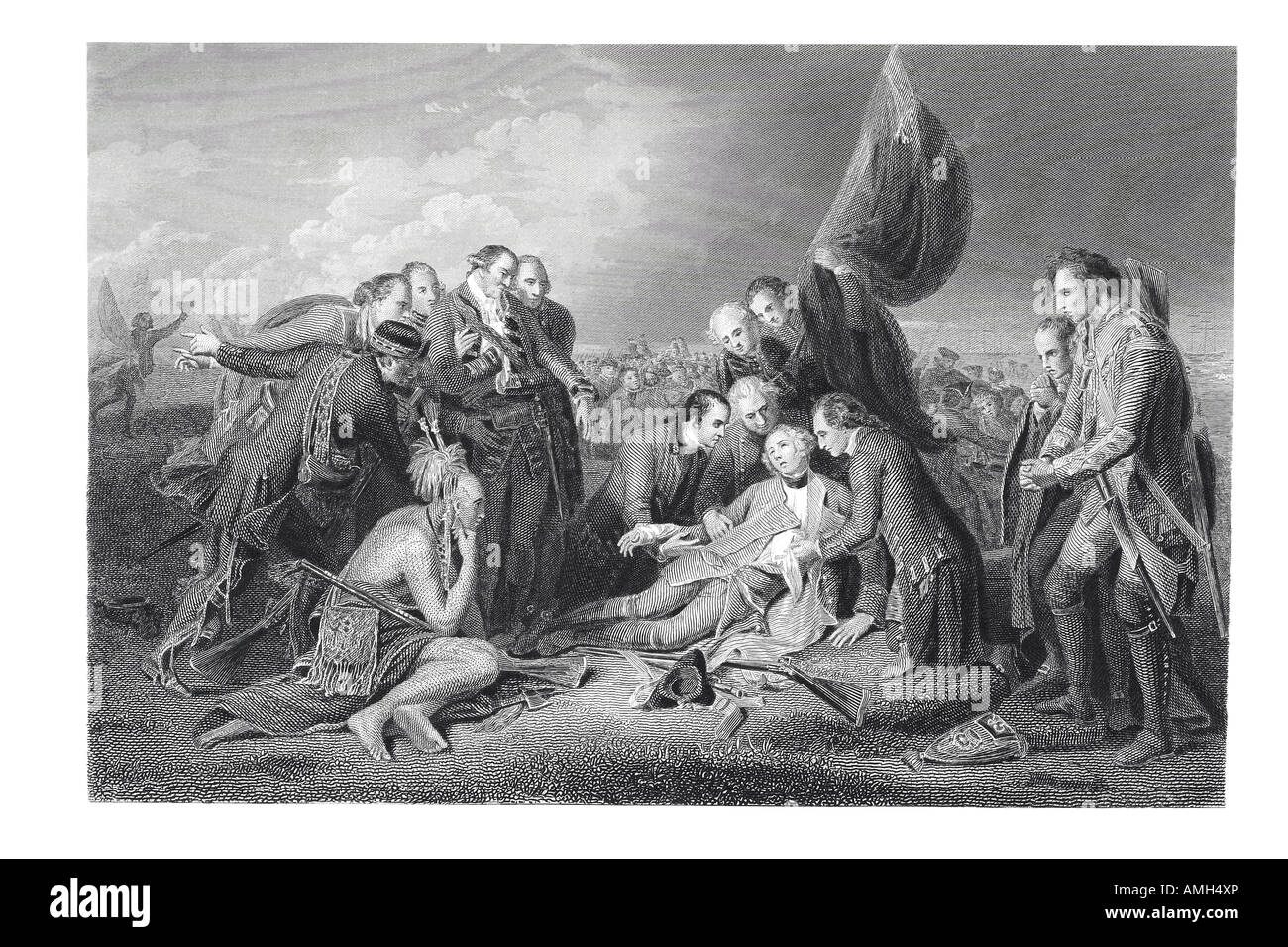 Death General James Wolfe battle Quebec 1727 1759 British English ...