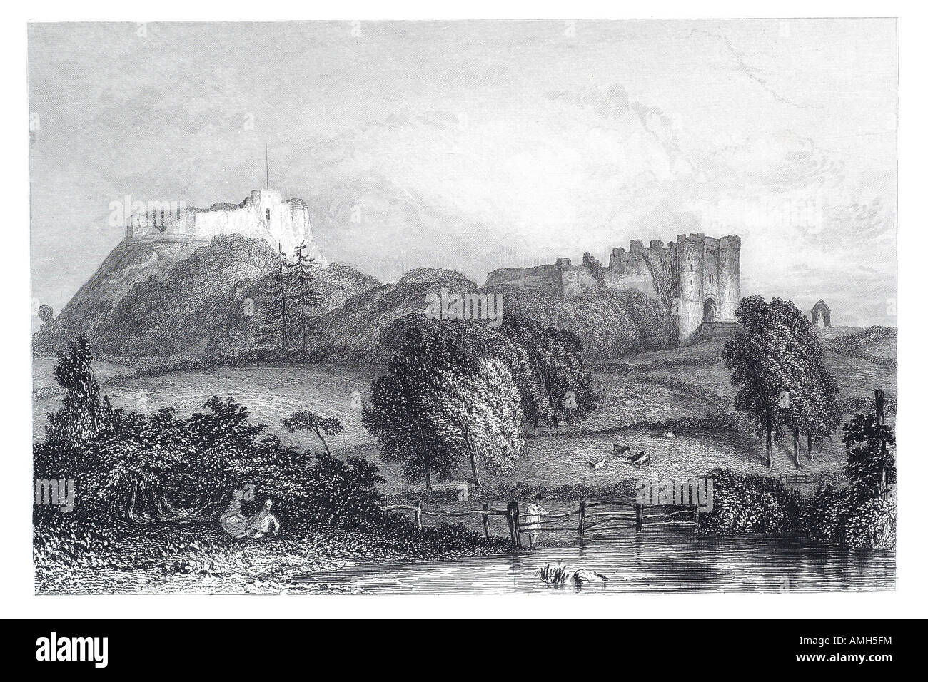 Anglo saxon castle hi-res stock photography and images - Alamy