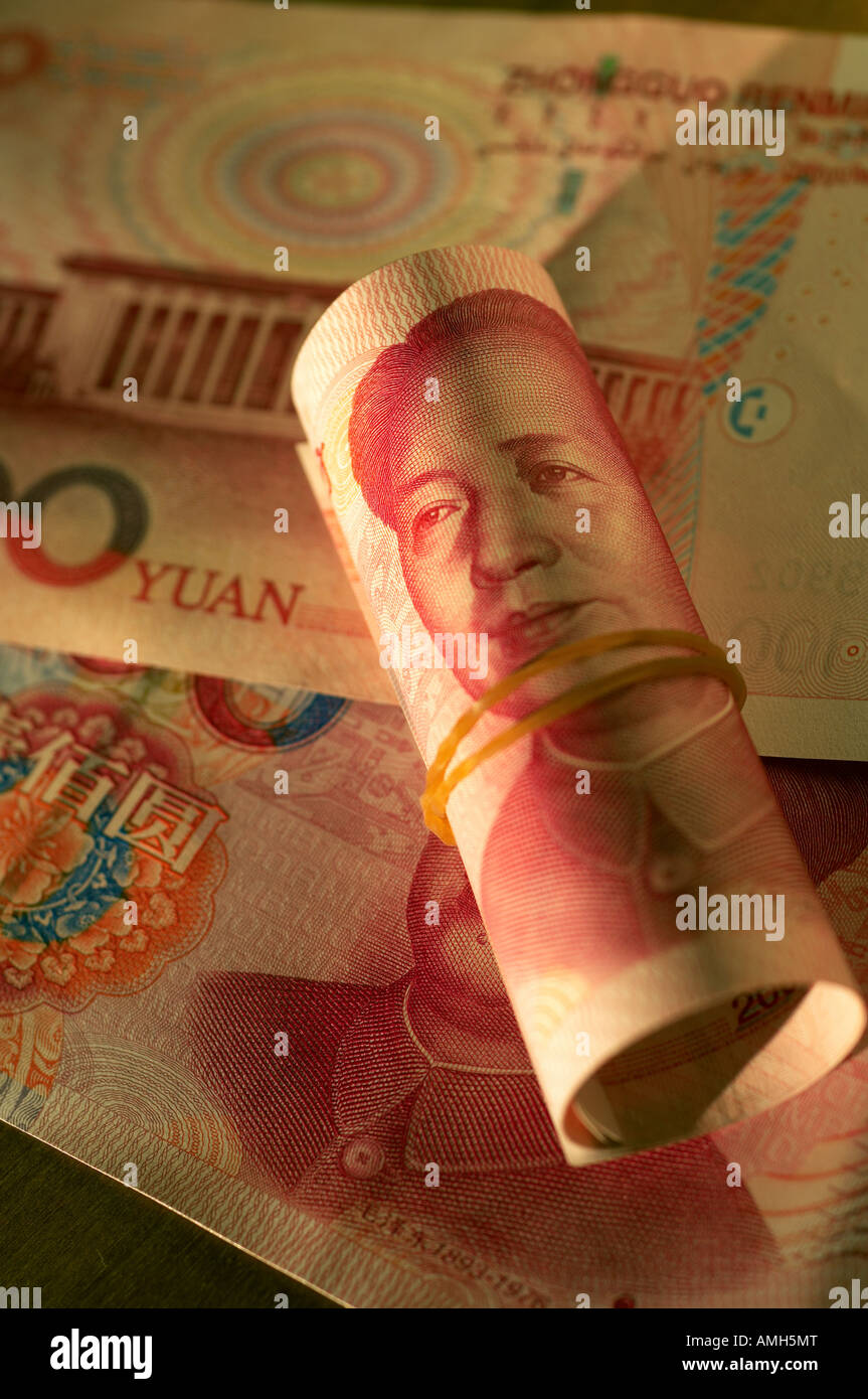 Chinese currency notes Stock Photo - Alamy