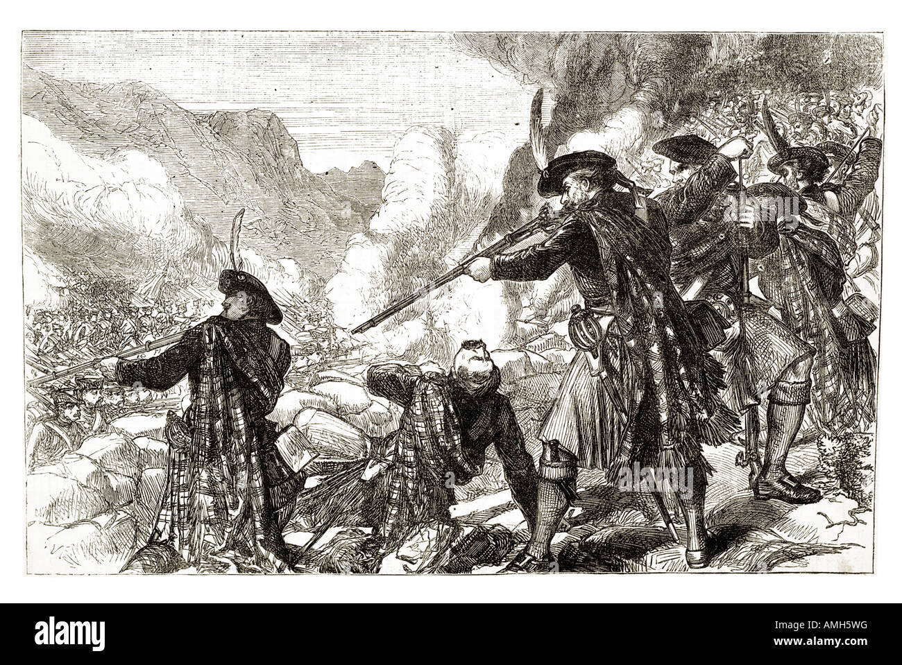 battle Glenshiel Glen Shiel Gaelic Blàr Ghleann Sheile Scottish ...