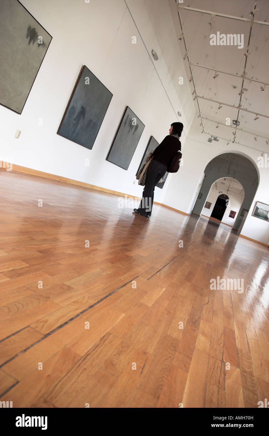 Artwork on a gallery wall hi-res stock photography and images - Alamy