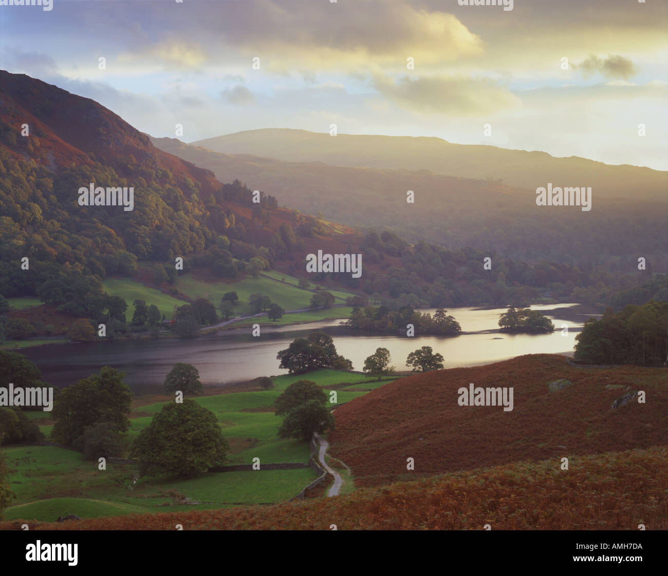 Rydal Water Lake District National Park Cumbria Stock Photo - Alamy