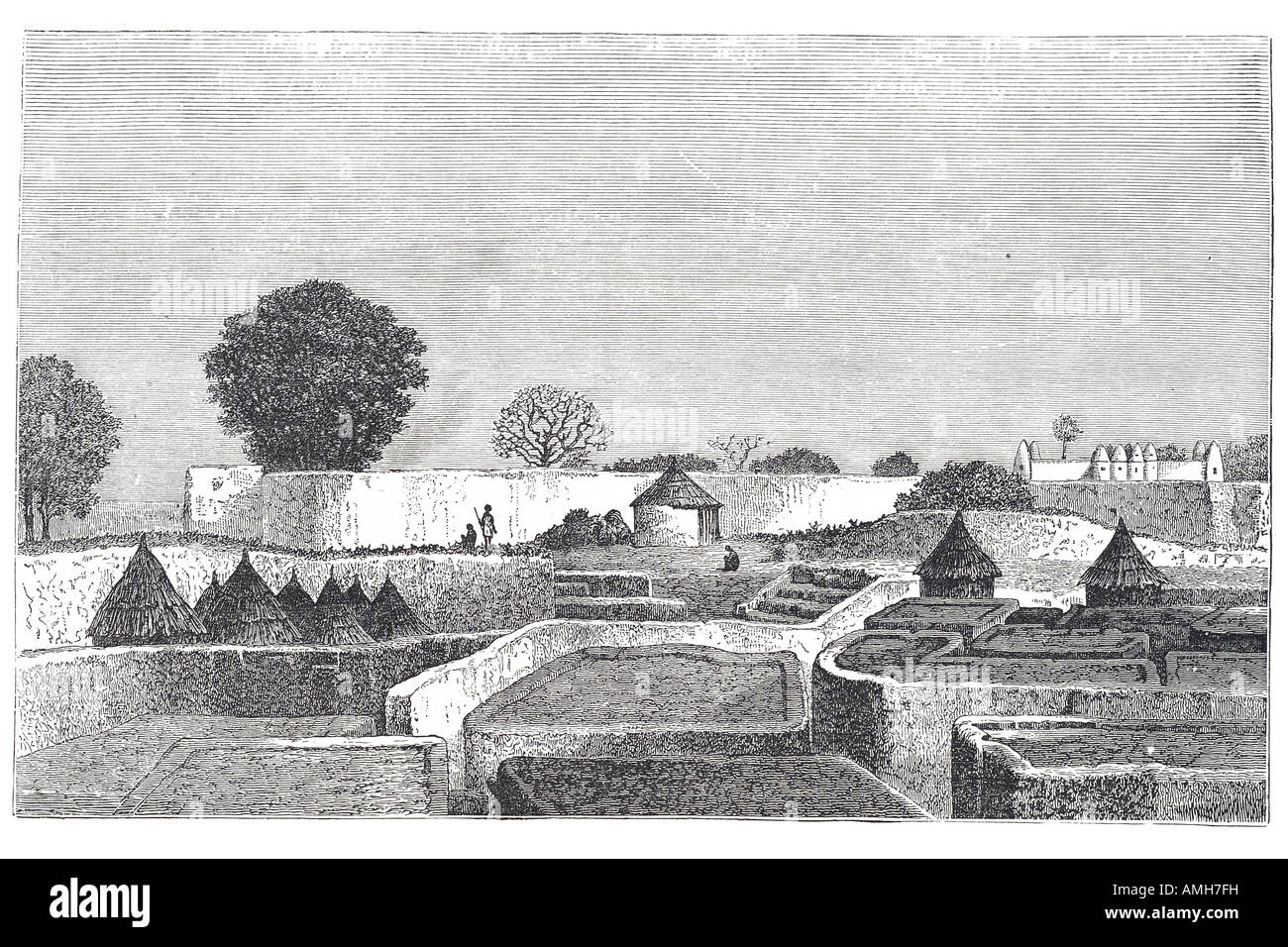 Segou Ségou Seku Segu city Mali Bozo people Capital Bambara Empire ...