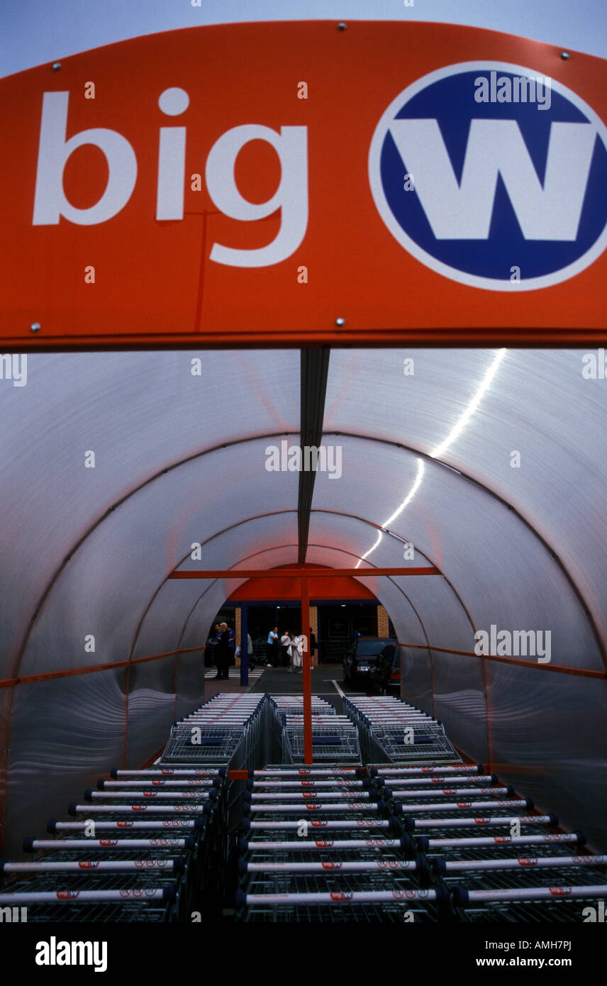 Big W store Stock Photo - Alamy