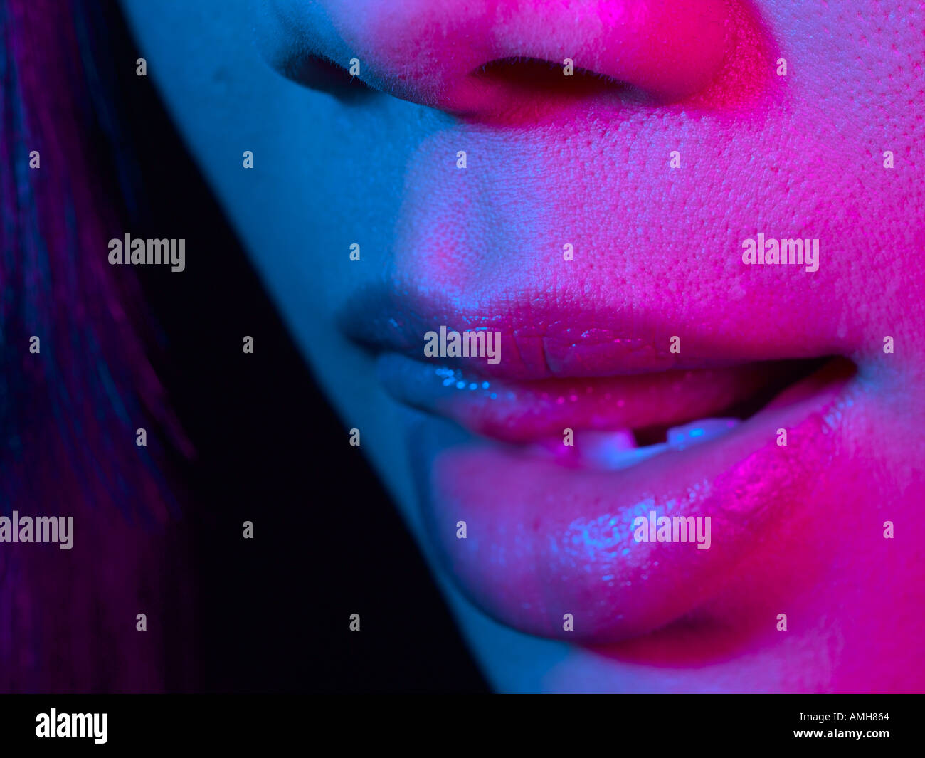 Moisten lips hi-res stock photography and images - Alamy