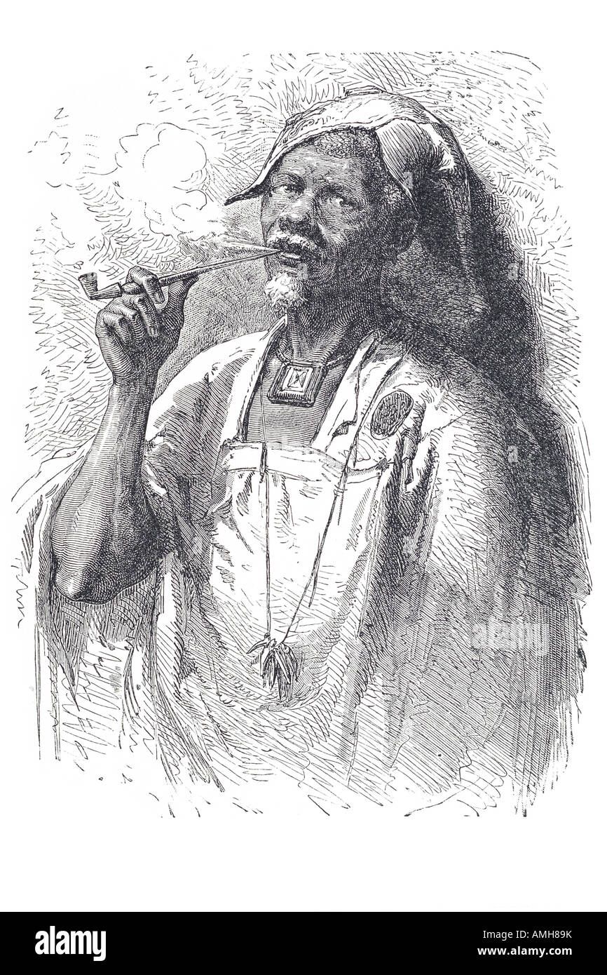 native chief central africa national traditional local costume native ...