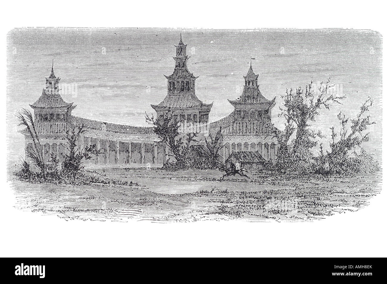 temple steppes Volga Russian largest river Europe Russia capital Moscow ...