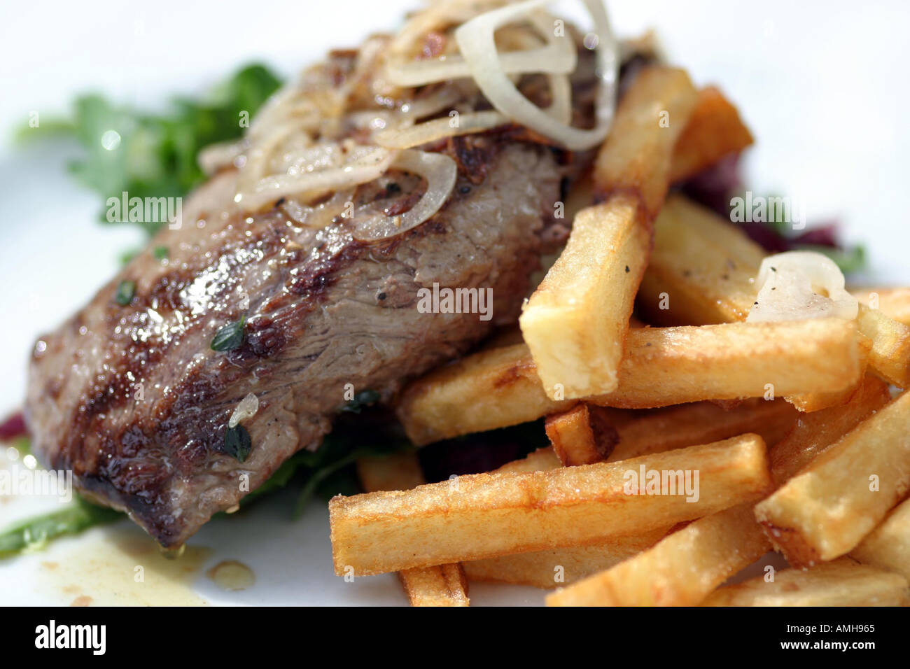 Steak and chips detail hi-res stock photography and images - Alamy