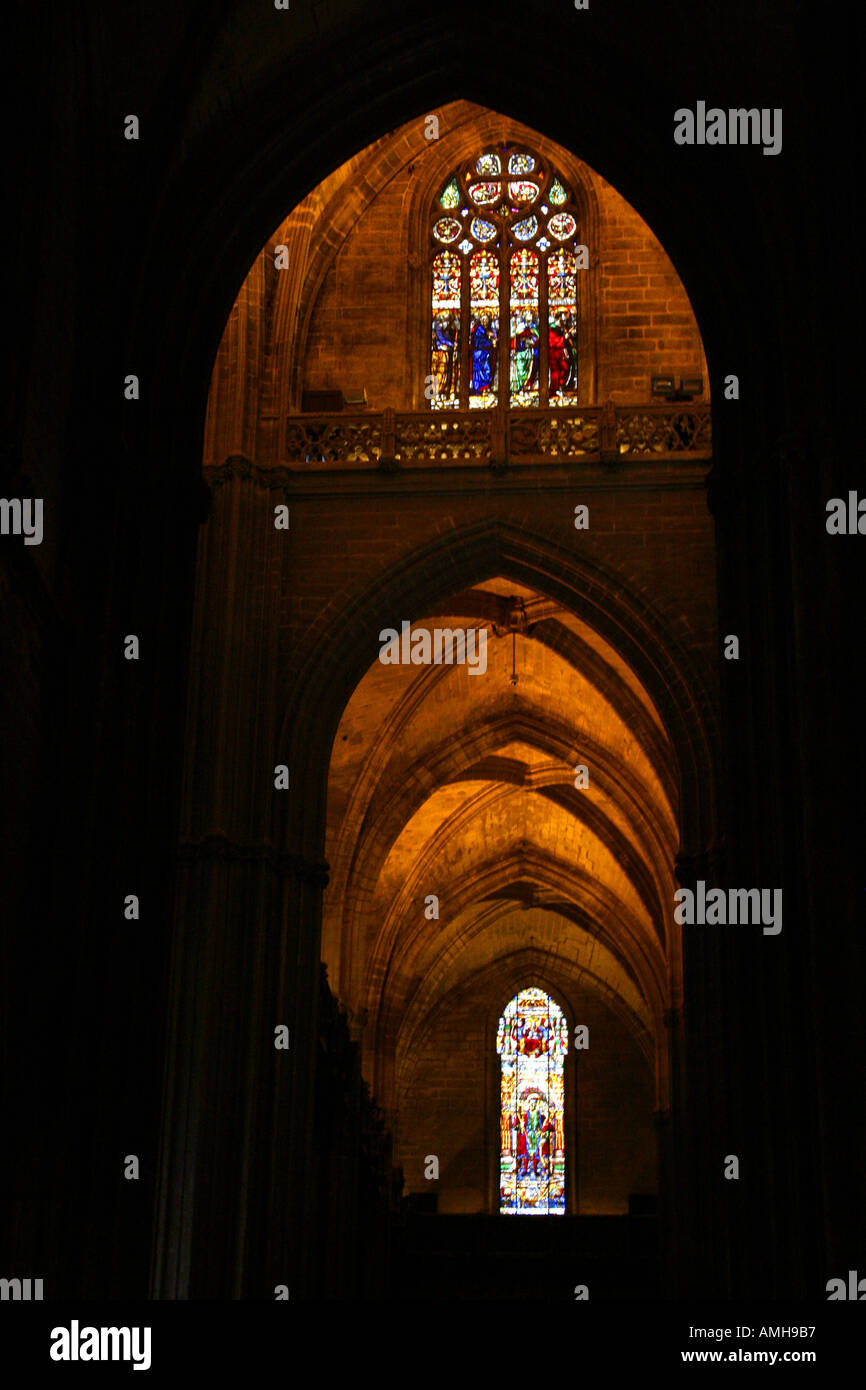 Inside Seville's Cathedral "La Giralda Stock Photo - Alamy