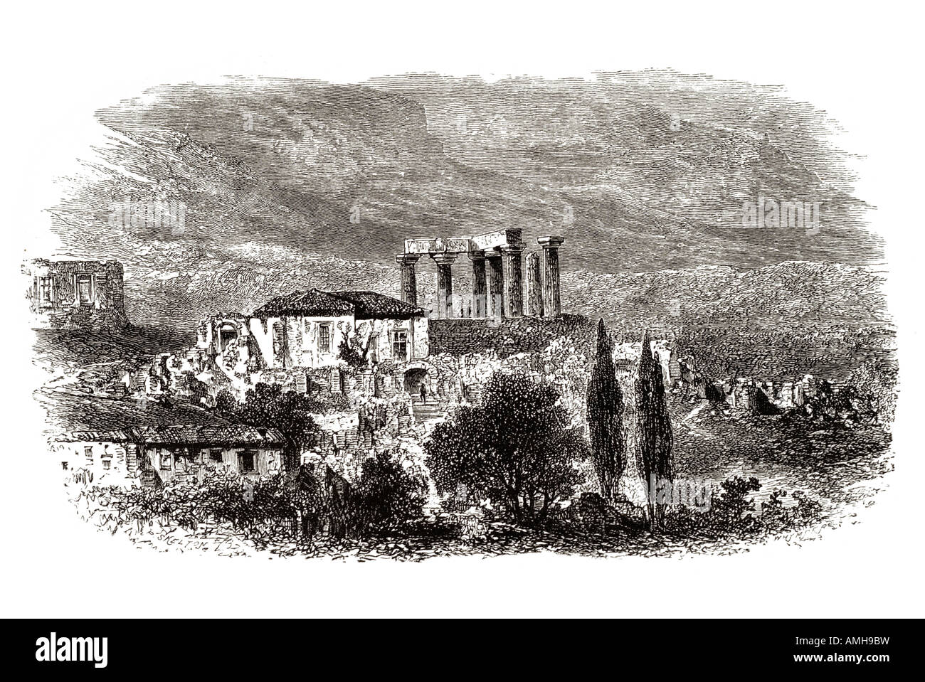 Korinth Greek Kórinthos temple apollo antiquity city-state Isthmus ...