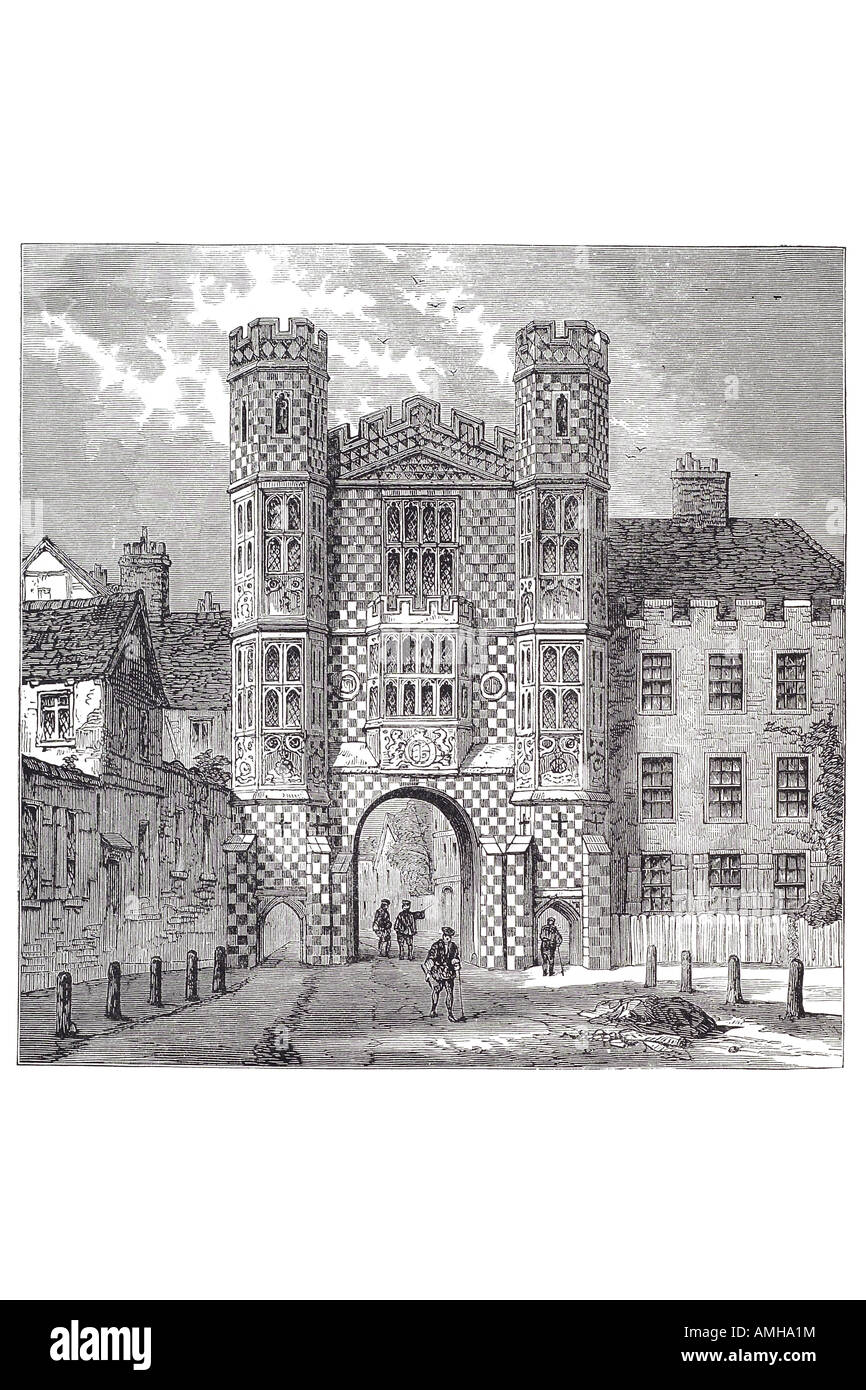 holbein gateway Whitehall London England English old palace demolished ...