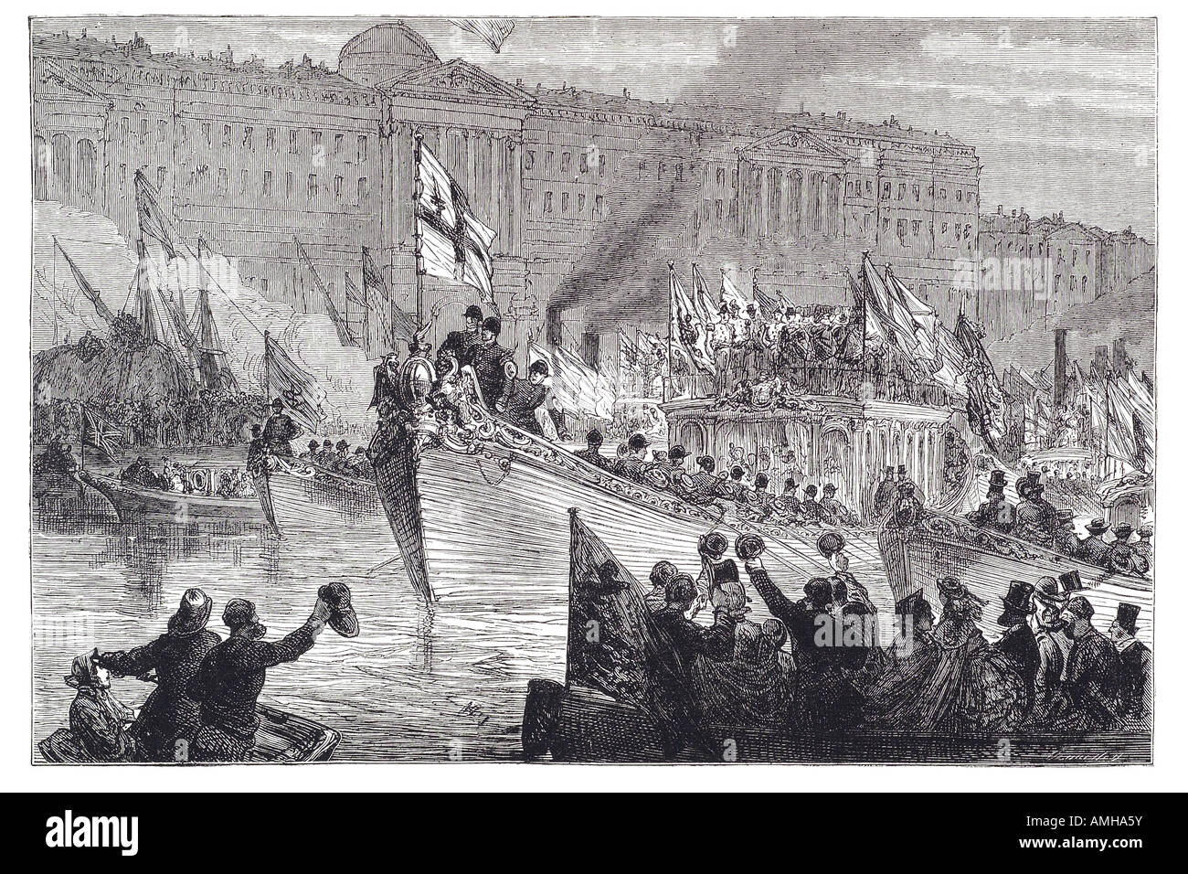 lord mayor's water procession river thames civic dignitary golden barge ...