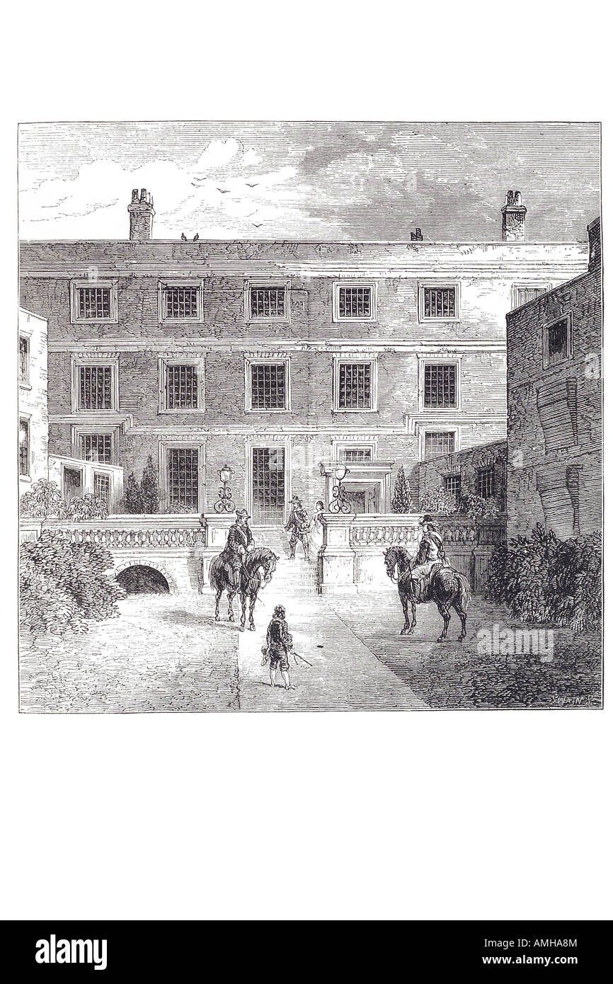 1672 sir robert claton lord mayor house garden number 8 old Jewery Jew ...