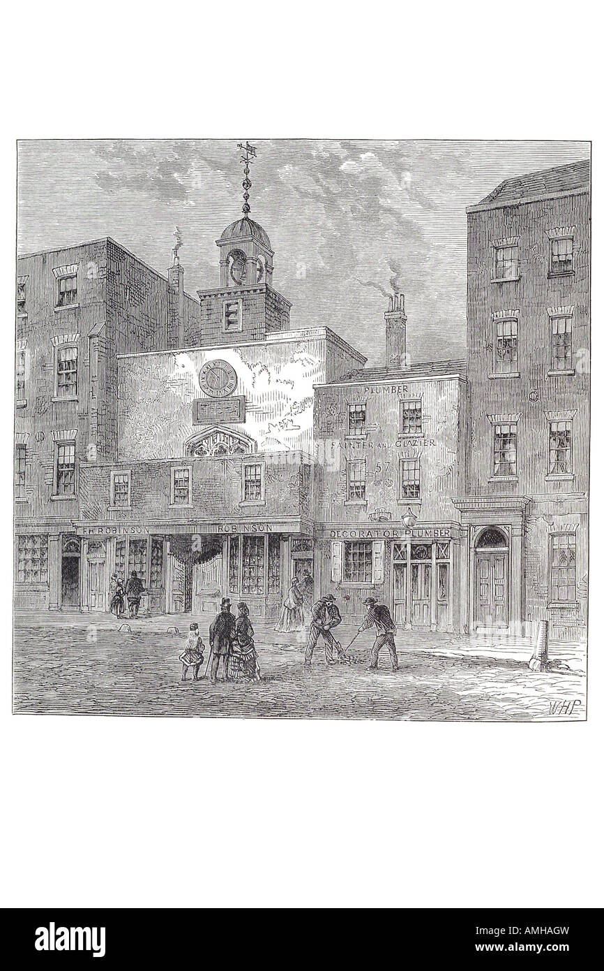 1870 st saint ethelburga church Bishopsgate Liverpool Street station ...