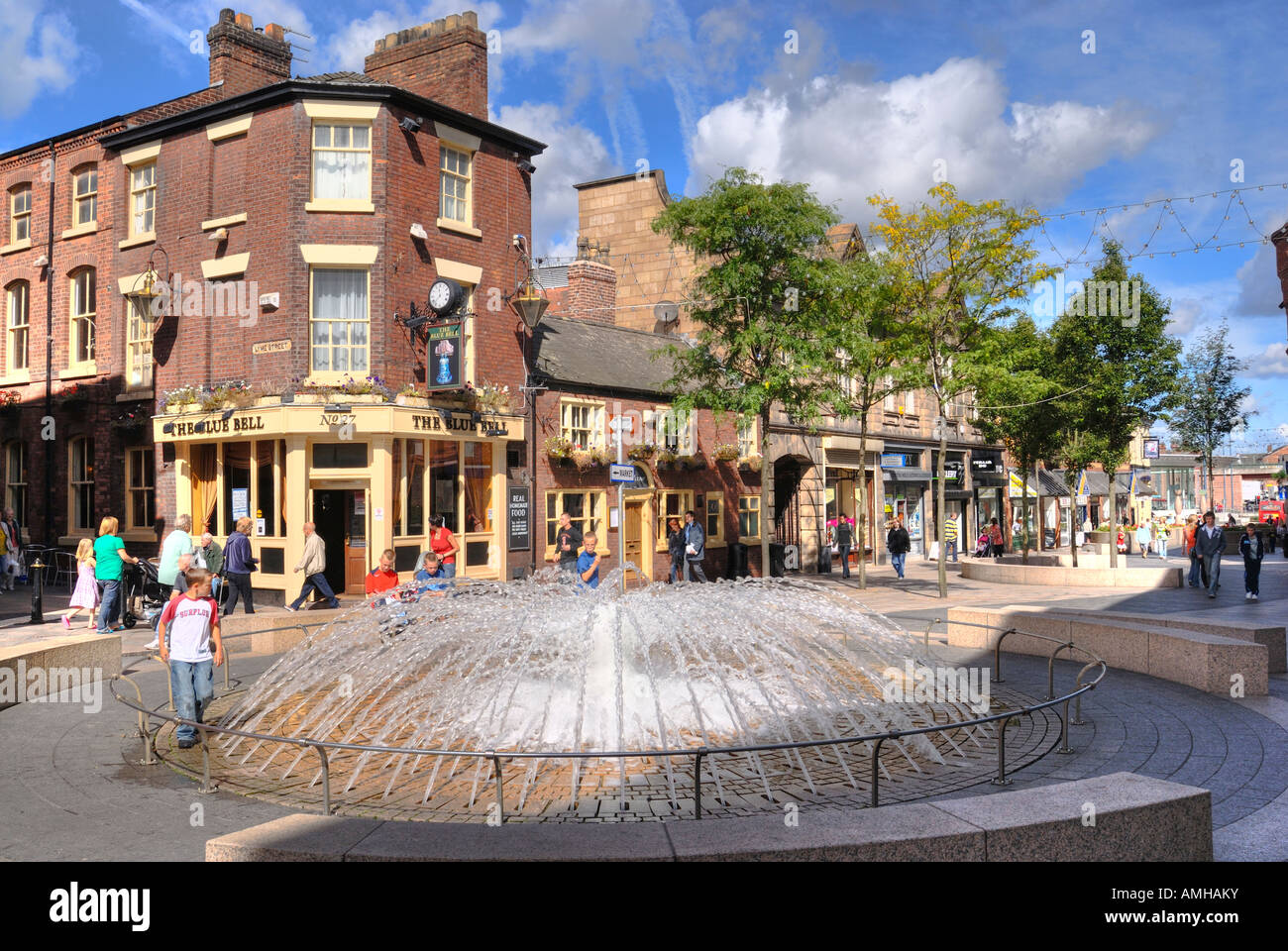 Historic Bluebell Inn, Horsemarket Street in Warrington town centre ...