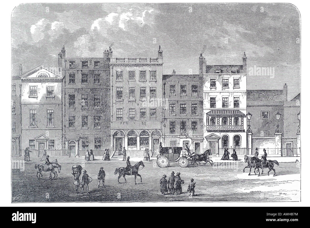 High street victorian period hi-res stock photography and images - Alamy