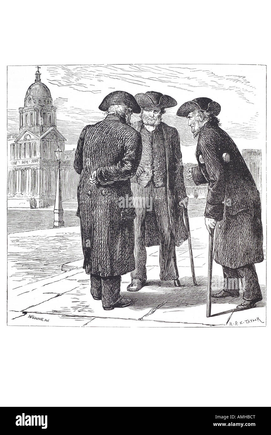 1868 group Greenwich pensioners London Greater capital England English ...