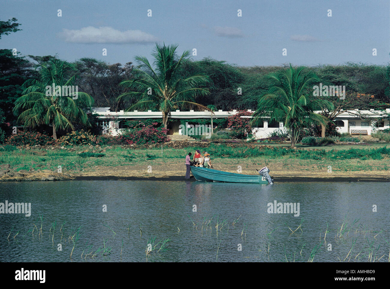 Lake Baringo Club on the shore Lake Baringo Club in the Great Rift ...