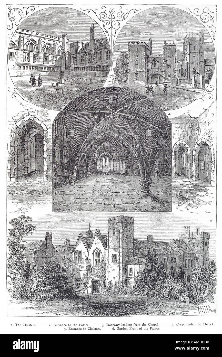 Lambeth palace chapel garden hi-res stock photography and images - Alamy