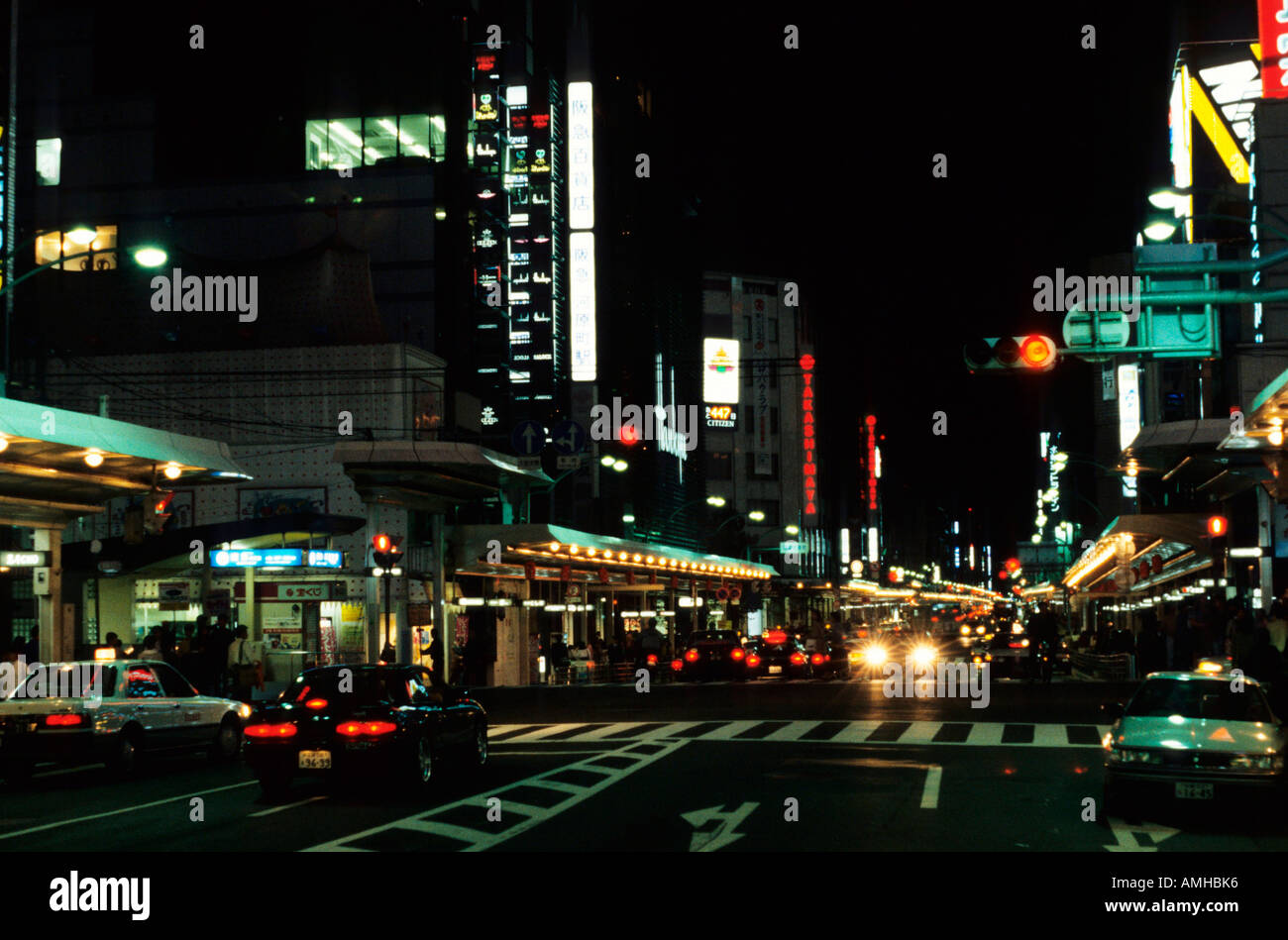 Shijo dori night hi-res stock photography and images - Alamy