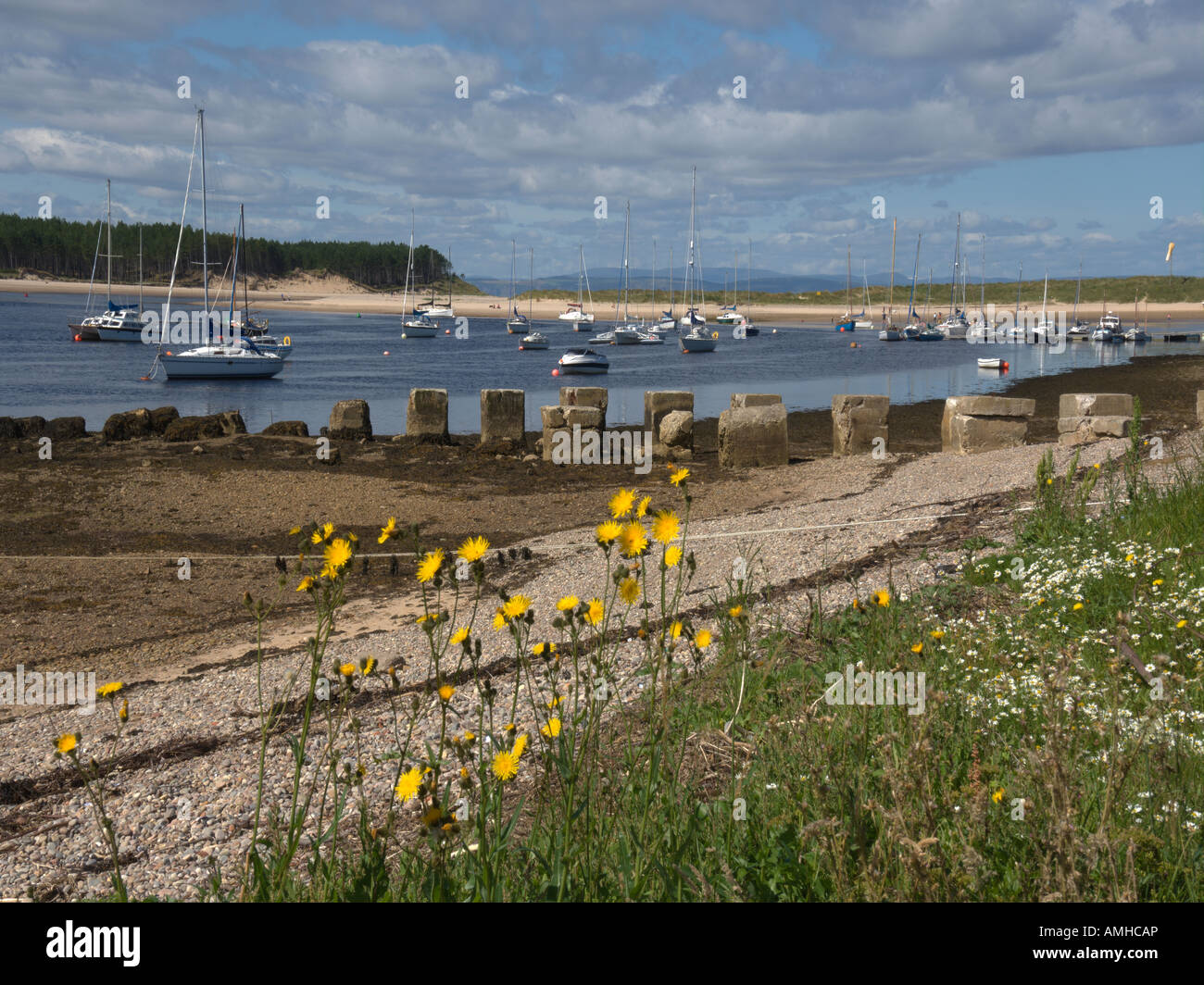 Findhorn Bay Morayshire Forres Inverness Highland Region Scotland ...