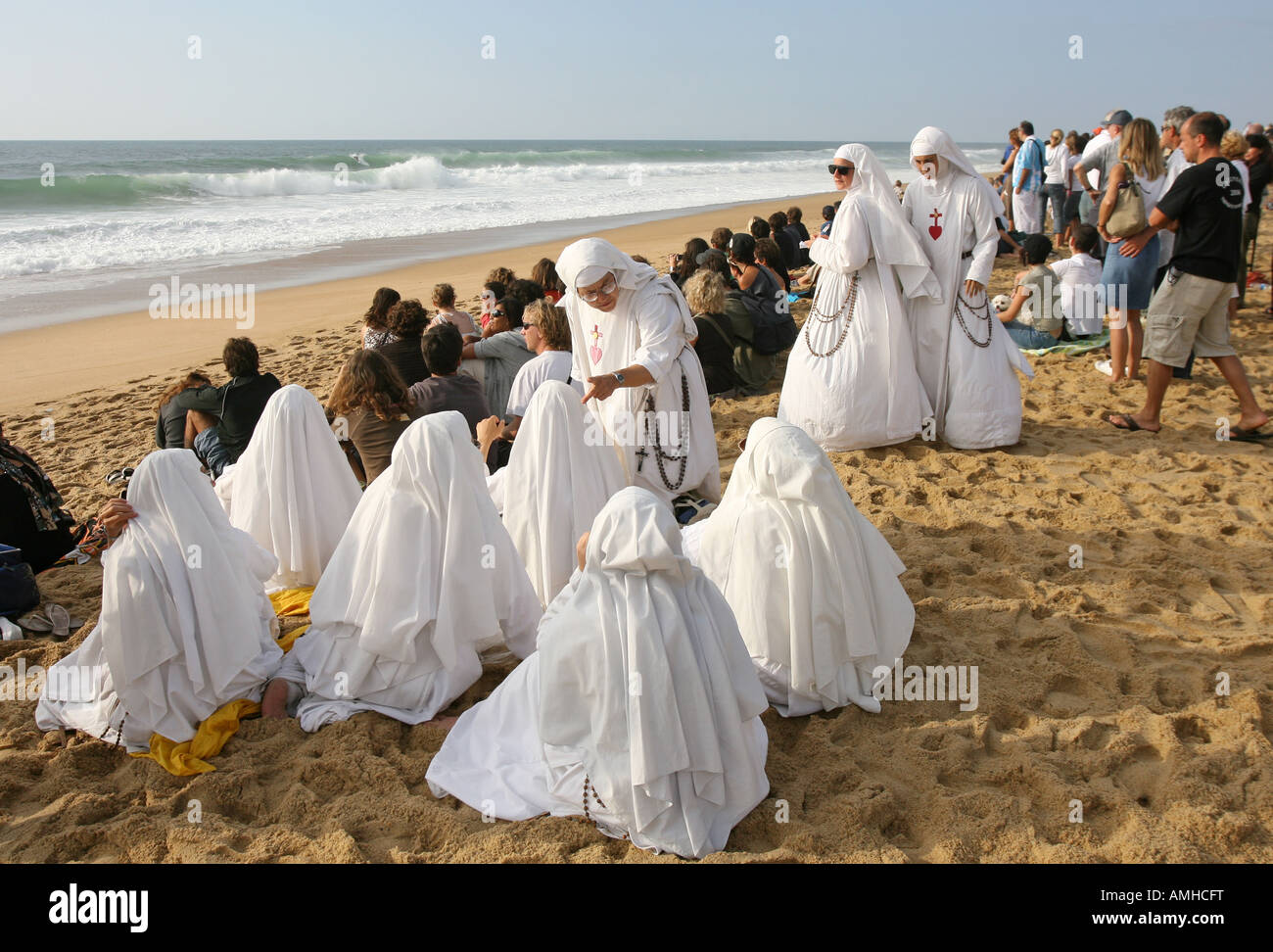 Nuns on the beach hi-res stock photography and images - Alamy