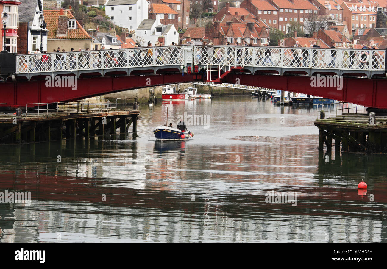 Whitby harbour bridge,Yorkshire,UK Stock Photo - Alamy