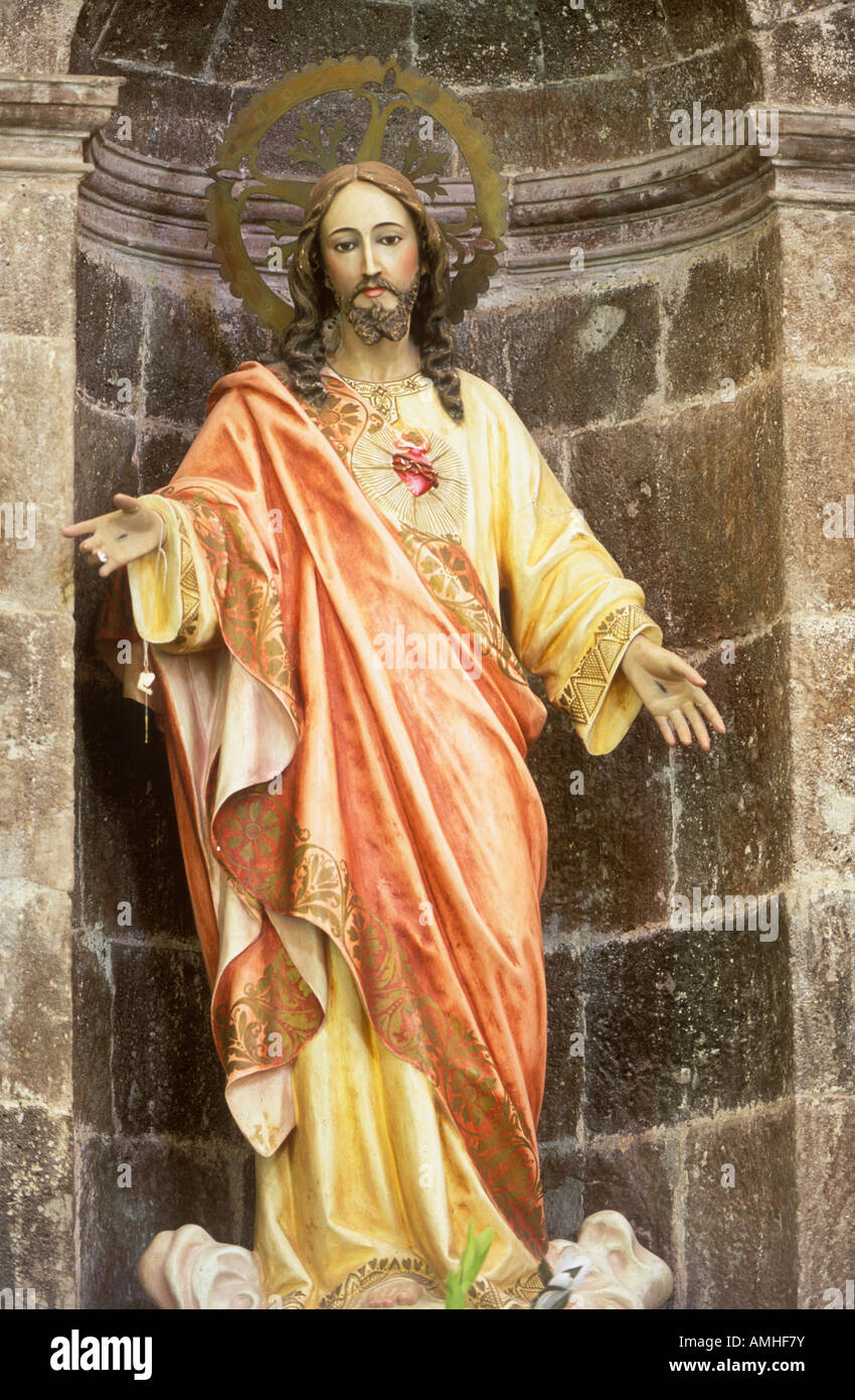 Mexico, Baja California Sur, San Ignacio, Mission San Ignacio ...