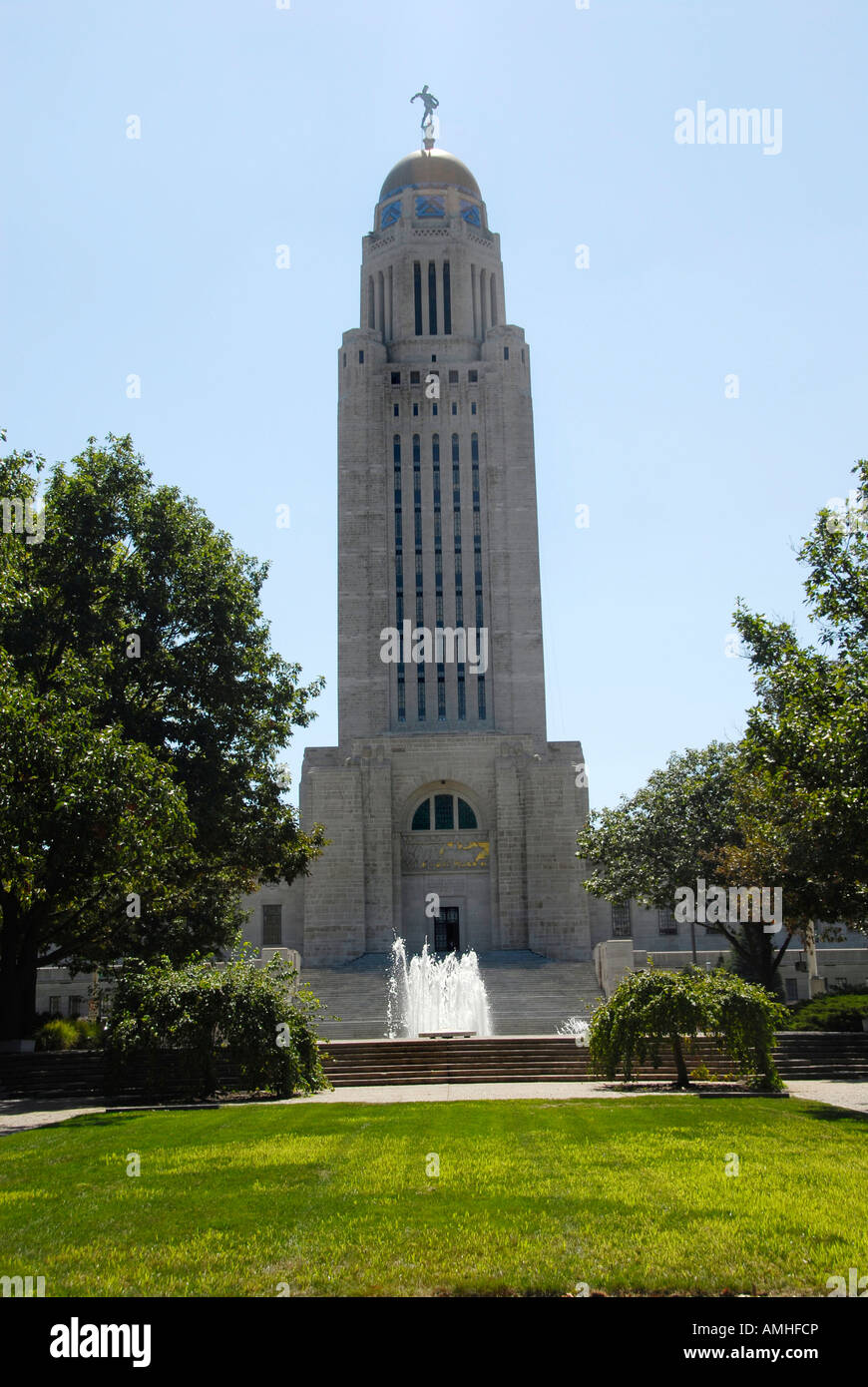 Lincoln statue nebraska state capitol hi-res stock photography and ...