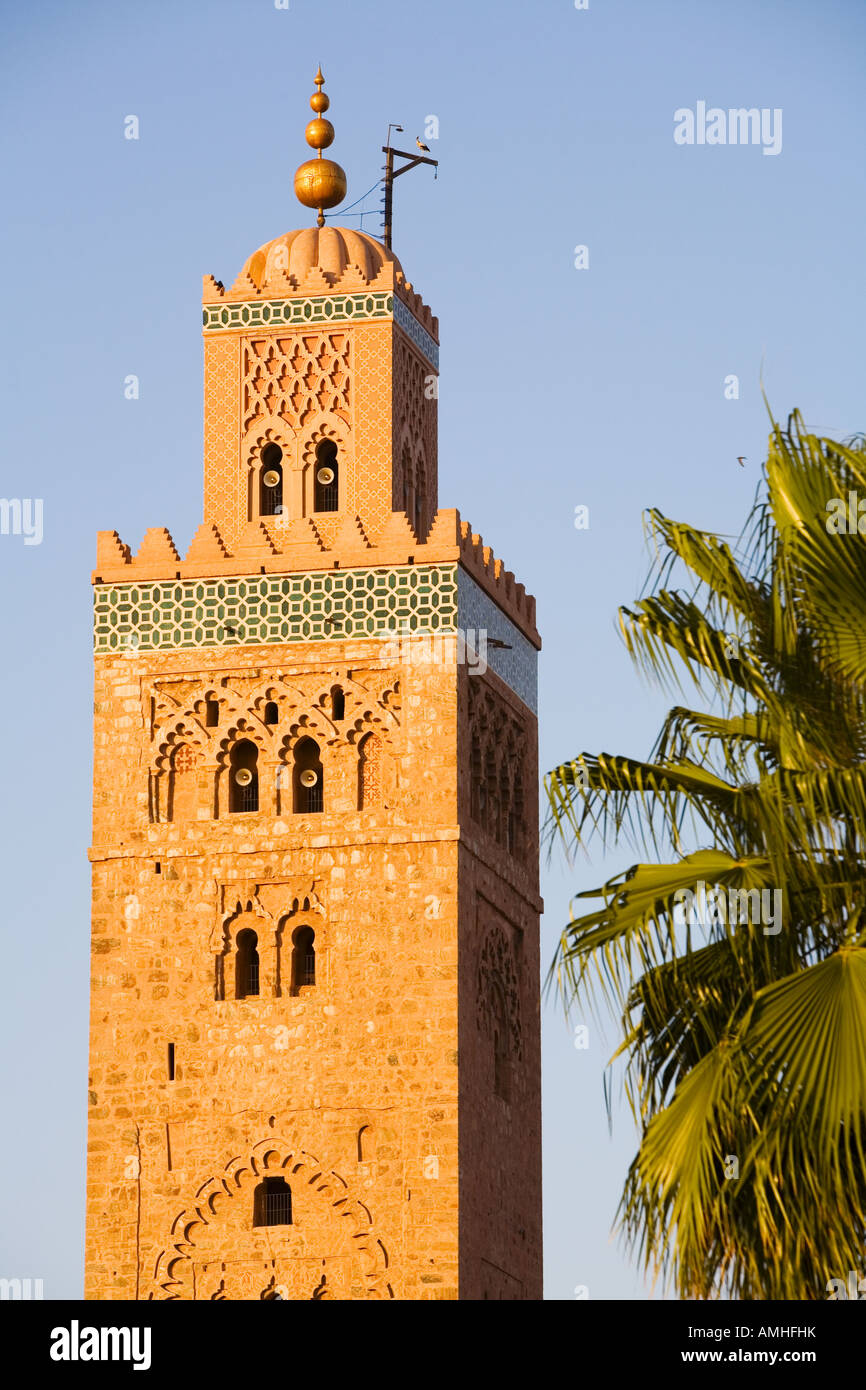 Mosque in Marrakesh Morocco The Koutoubia is the most famous muslim ...