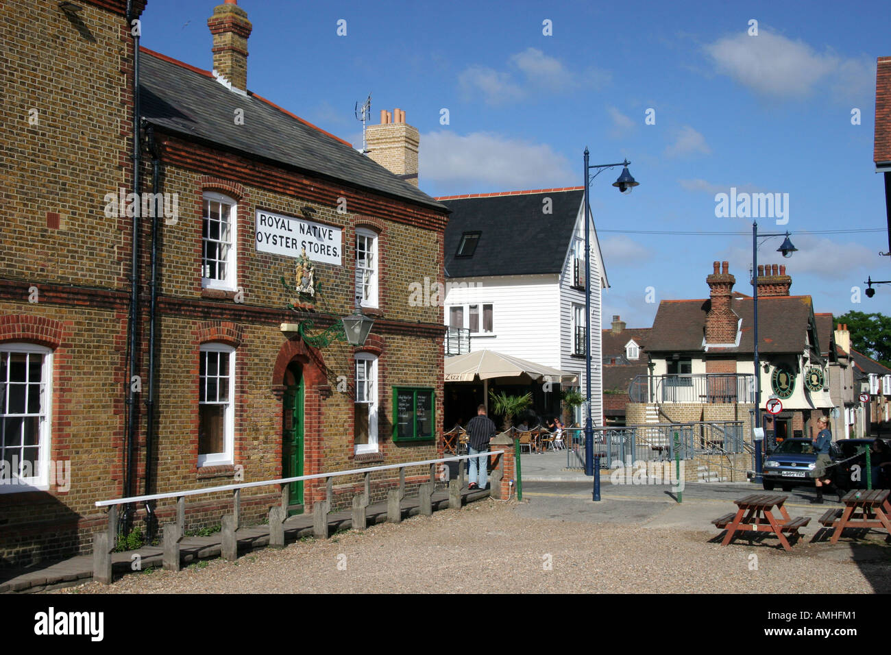 The Royal Native Oyster Stores building in Whitstable Kent Stock Photo ...