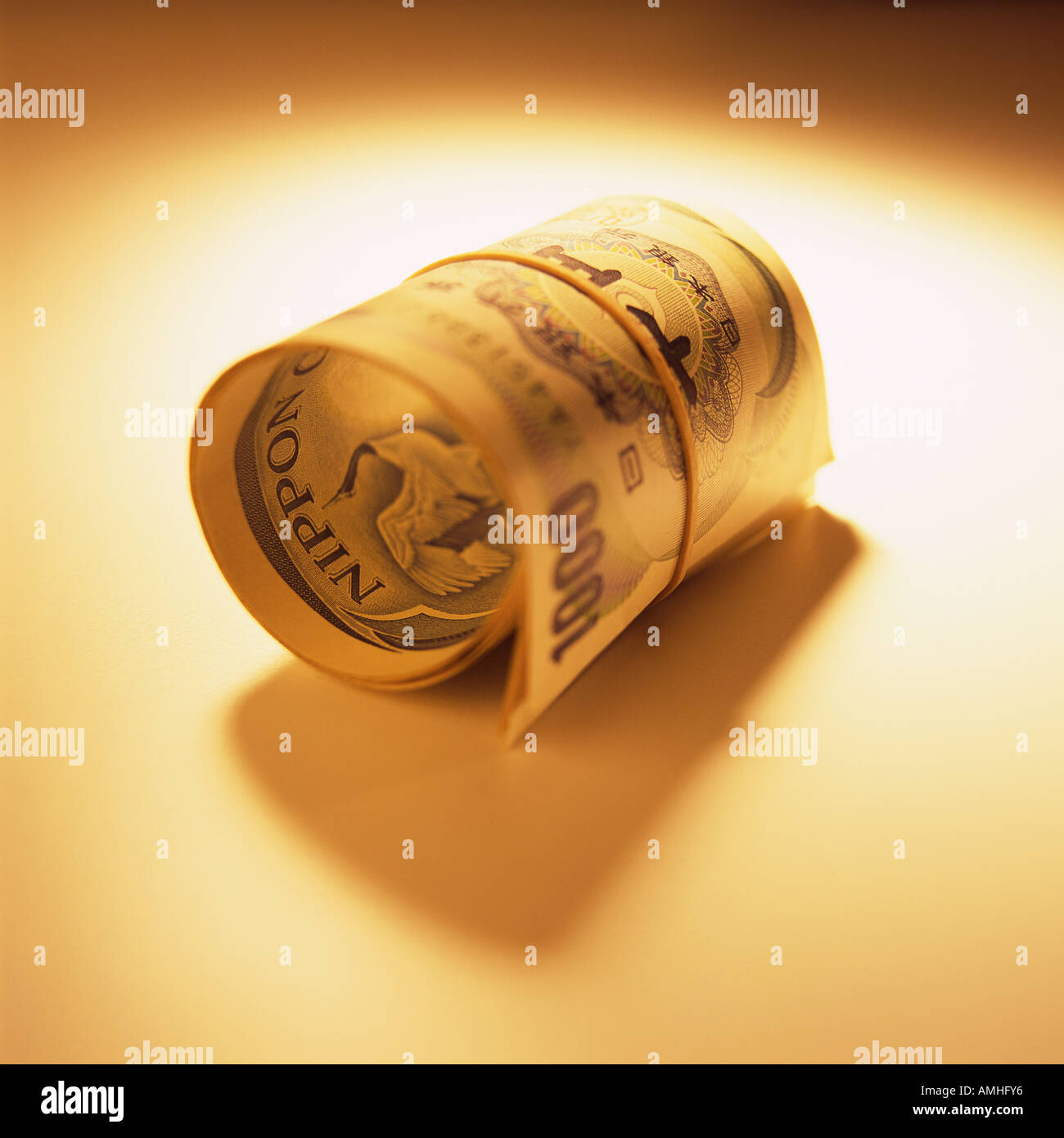 Roll of Yen Stock Photo - Alamy